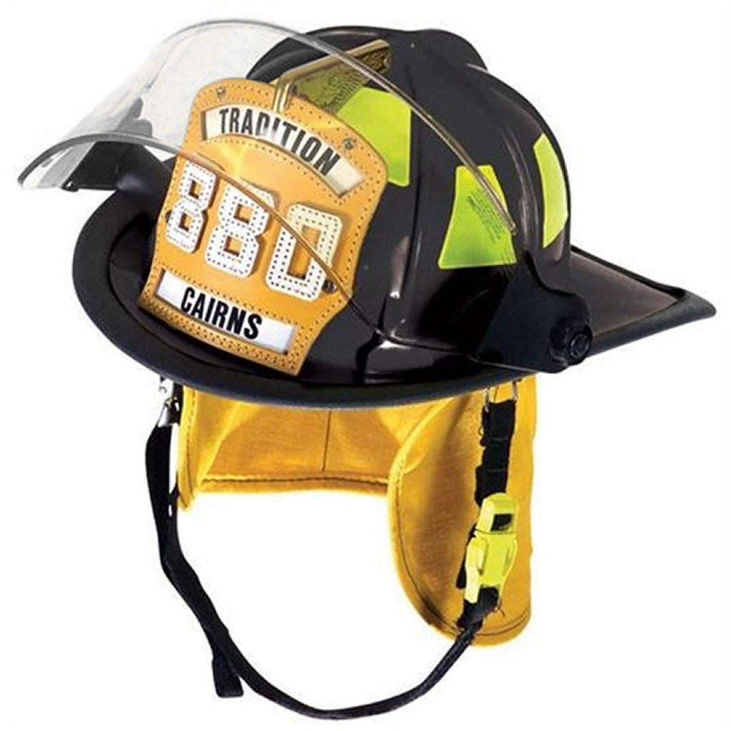 Cairns 880 Traditional Helmet with Tuffshield – Fire Force